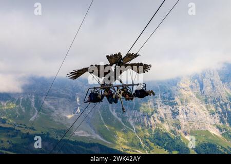 Grindelwald First peak activity - First Glider, Switzerland. Flying ...