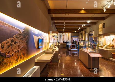 Inside the Archaeological Museum of Pylos in Niokastro area, Castle of ...