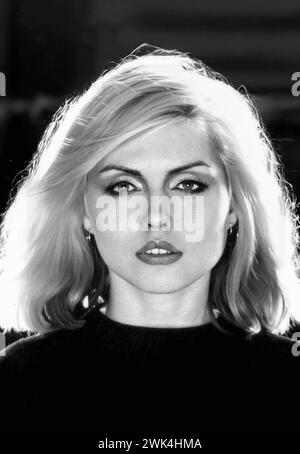 Debbie Harry American lead singer of the pop band Blondie arriving at ...
