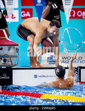 DOHA - Arno Kamminga after the 100 school men during the World Long ...