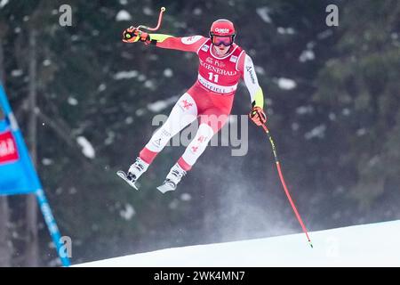 Stefan Babinsky from Austria is in action during AUDI FIS Ski World Cup ...