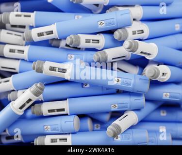 Injector / dosing pen for subcutaneous injection of antidiabetic ...