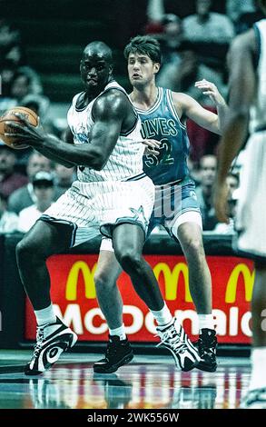 Shaquille O'Neal, Orlando Magic, 1995 Stock Photo - Alamy