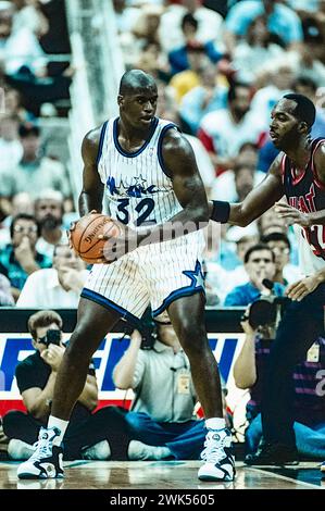 Shaquille O'Neal, Orlando Magic, 1993,Rookie of the Year Stock Photo - Alamy