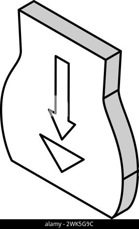 gassing digestion system isometric icon vector illustration Stock ...
