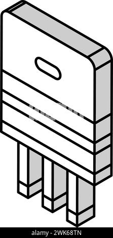 characteristics semiconductor isometric icon vector illustration Stock Vector Image & Art - Alamy