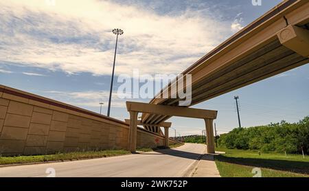 structural roadway. road junction. flyover architecture of transport ...