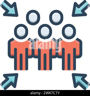Icon for gather,congregate Stock Vector Image & Art - Alamy