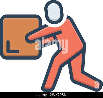 Icon for handling,keeping Stock Vector Image & Art - Alamy