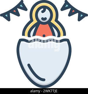 Icon for birth,genesis Stock Vector Image & Art - Alamy