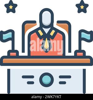 Icon for collector,office bearer Stock Vector Image & Art - Alamy