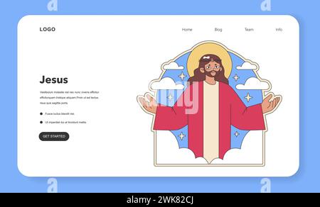 Jesus Open Arms Stock Vector Image & Art - Alamy