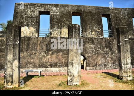 anjengo fort or anchuthengu fort,trivandrum,kerala,india. this was ...