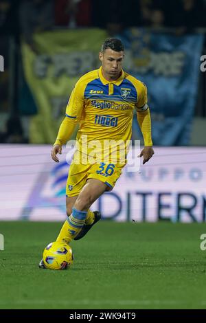 Frosinone's Italian midfielder Luca Mazzitelli celebrates after scoring ...