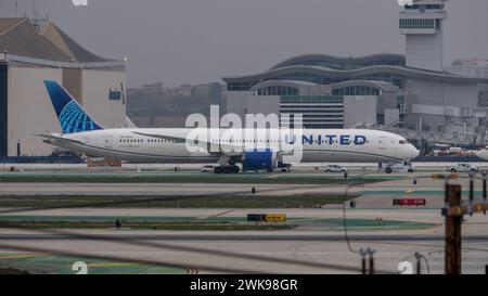 N14016 United Airlines Boeing 787-10 Dreamliner am Los Angeles ...