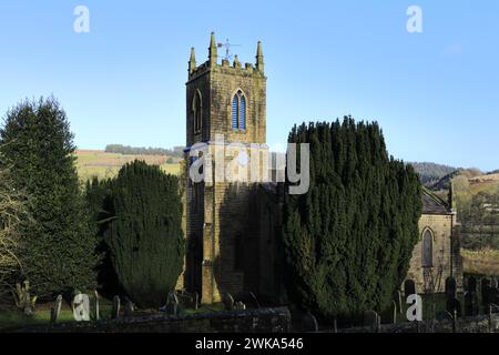 St Marys parish church, Ramsgill village, Nidderdale ANOB, North ...