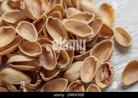 Pistachio shells. Kitchen biodegradable waste and sorting garbage ...