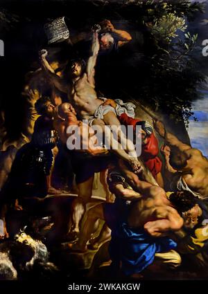 The Elevation of the Cross (Kruisoprichting - 1611) by Peter Paul Rubens (1577-1640), The ...