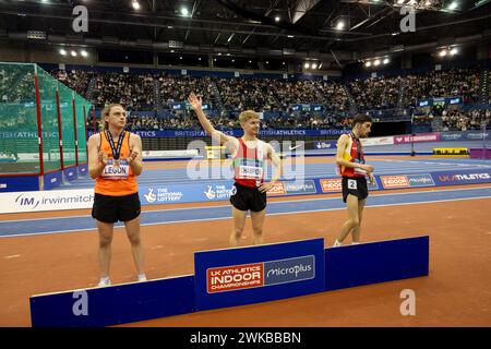 Birmingham, 18 February 2024, SNOOK Christopher, 3000m Walk Men Podium ...