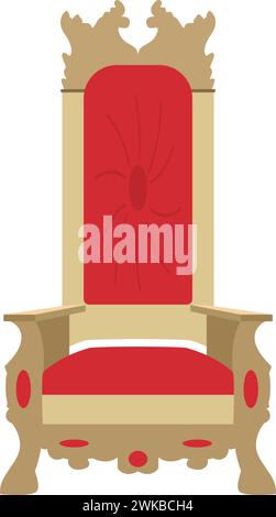 Colored royal chair icon Vector Stock Vector Image & Art - Alamy