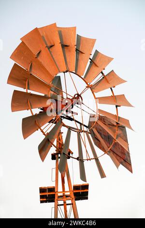 Wind turbine for pumping water, Namibia Stock Photo - Alamy