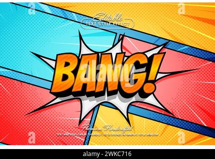 Editable text effect, graphic style template. Customizable tweaking contour style for sport ...