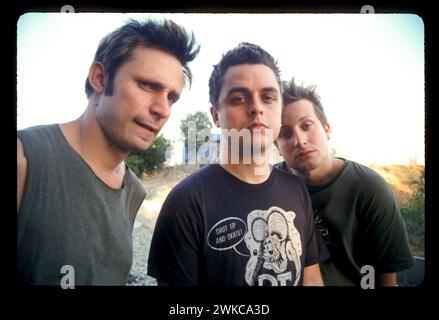GREEN DAY photographed during the 2000 Van's Warped Tour in Anaheim, CA ...