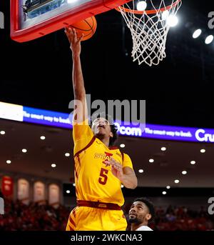 Iowa State guard Curtis Jones celebrates after making a three-point ...