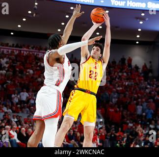 Iowa State forward Milan Momcilovic sits on the bench during the second ...