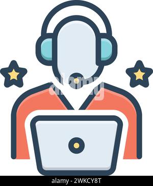 Icon for admin,provide Stock Vector Image & Art - Alamy