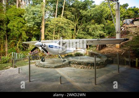 Medellin, Colombia - December 9, 2023: The plane he used to transport ...