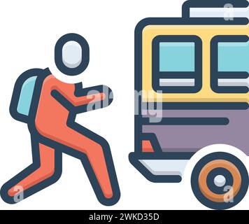 Icon for chase,pursue Stock Vector Image & Art - Alamy
