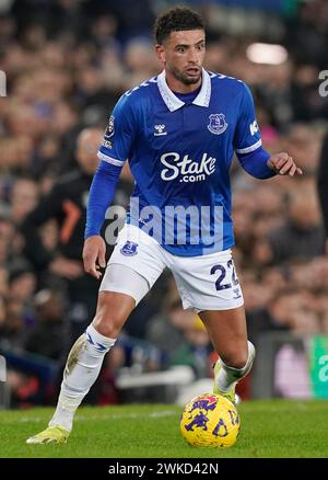 Goodison Park, Liverpool, UK. 19th Jan, 2025. Premier League Football ...