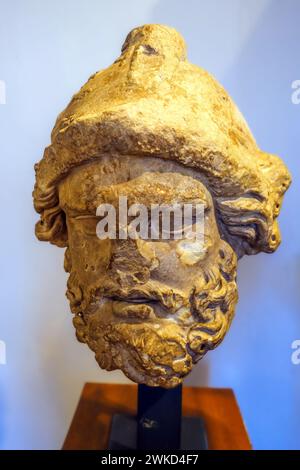 Head of Mars. Late 1st-early 2nd century A.D. Marble. Barracco Museum ...