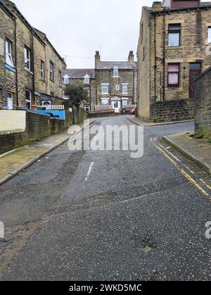 Traditional back street, Halifax Stock Photo - Alamy