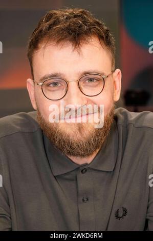 Nico Heymer in der ARD-Talkshow hart aber fair im Studio Adlershof ...