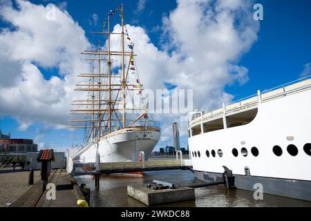 Hotel Barken Viking on old historic sailing ship in Goteborg, Sweden ...