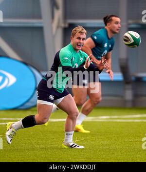 Ireland's Craig Casey (centre) during the captain's run at the Aviva ...