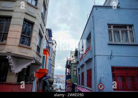 Old buildings in Fener district, Istanbul Turkey Stock Photo - Alamy