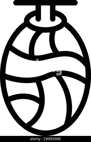 Cocooning phase icon outline vector. Caterpillar insect cycle life ...