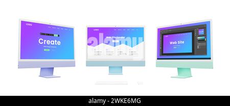 Design Layout Computer Software Interface Concept Stock Photo - Alamy