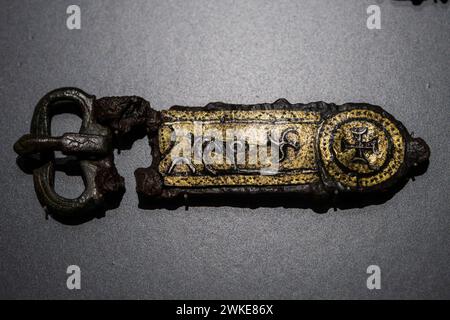 Visigothic broque from the 7th century, Mortera cave, Pielagos, Museum ...