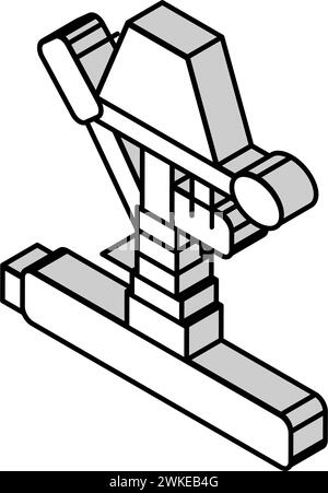 portable sprinkler water irrigation line icon vector illustration Stock ...