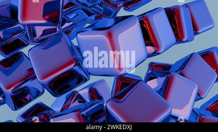 Minimalist interpretation of interconnected blocks symbolizing ...