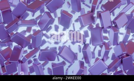 Abstract, minimalist blockchain data blocks with subtle shading Stock ...