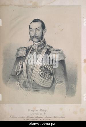 Felix Antonowitsch Krukowski (1804-1852), major general, ataman of the ...