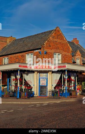 Hunstanton High Street, Norfolk, England, UK - A tearoom housed in an ...