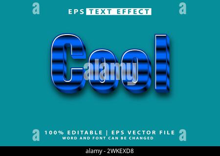 Cool editable 3d text effect for vector illustration Stock Vector Image ...
