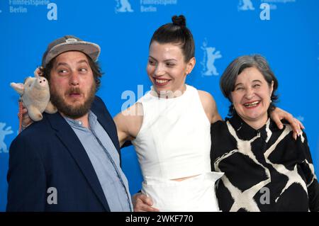 David Scheid, Anja Plaschg und Maria Hofstätter beim Photocall zum ...