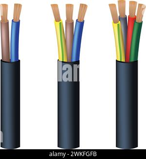 Vector three phase power supply ac waveform. Physics resources for ...